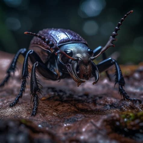 Premium Ai Image Close Up Ladybug