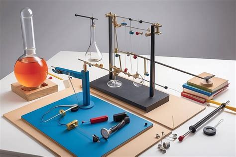 Premium Photo Illustrate A Physics Lab Setup With Pendulums Magnets