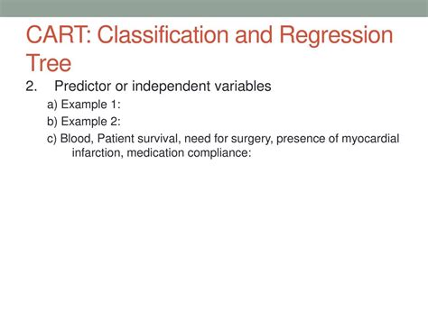 cart classification and regression tree ppt download