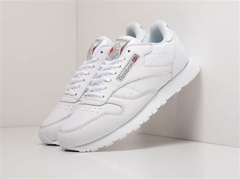 Купить Кроссовки Reebok Classic Leather цвет Белый купить по цене 3290 ...