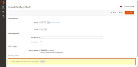 Import Export Cms For Magento 2 Cms Import Export For Magento 2