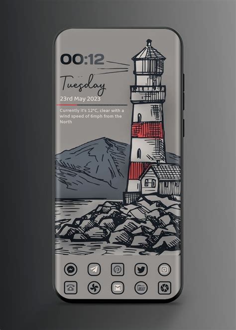 The Lighthouse Klwp Android Theme R Kustom