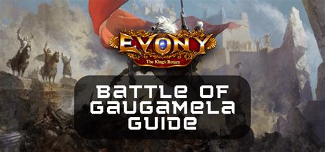 Evony Battle Of Gaugamela Bog Guide One Chilled Gamer