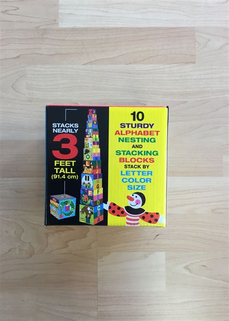 Alphabet Nesting Stacking Blocks Babe Spot