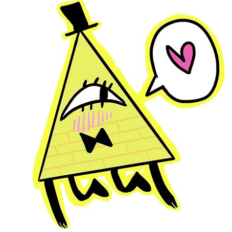 Kawaii Bill Cipher By Stelllarum Redbubble