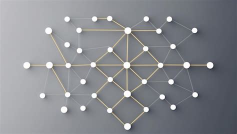 Premium Photo A Clean Organized Network Diagram Illustrating Data Connections