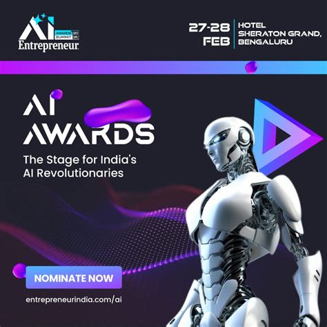 Aiawards2025 Artificialintelligence Airevolution Techinnovation Entrepreneurindia
