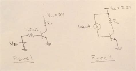 Solved The Transistor In Figure 1 Has Is 3 Times 10 A Chegg Com