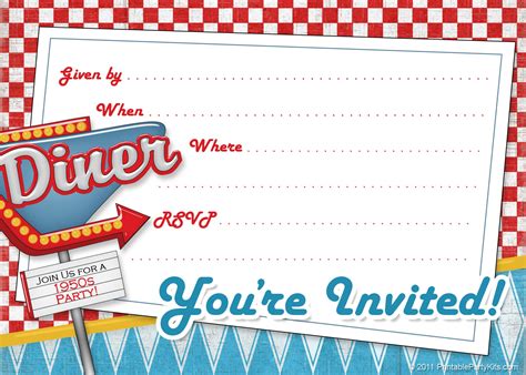 Retro Invitation Template