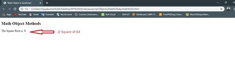 How To Create A Date And Math Object In Javascript