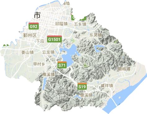 鄞州区高清电子地图