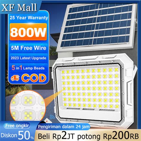 Jual Lampu Sorot Solar Cell Led Lampu Tenaga Surya Matahari Panel Surya W Kota Tangerang