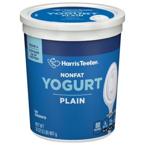 Harris Teeter® Plain Nonfat Yogurt Tub 32 Oz Harris Teeter