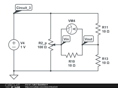 Lab 2 Question 4 CircuitLab Lab 2 Question 4 CircuitLab