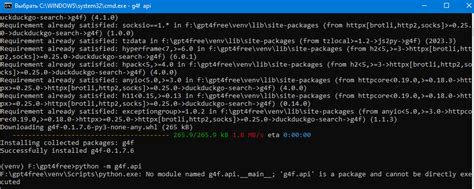 No Module Named G4fapimain G4fapi Is A Package And Cannot Be