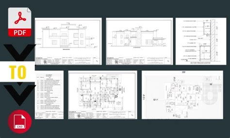 Create An Autocad Conversion From A Pdf Sketch Or Picture By Halakhaleel Fiverr