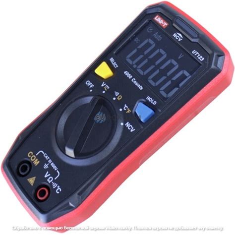 Цифровий мультиметр Uni T Ut 123 з термопарою та функцією пошуку проводки