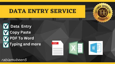 Do Data Entry Typing Copy Paste Excel Data Entry Pdf To Excel By