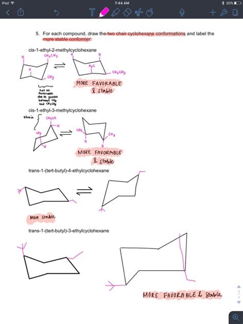 Draw Cis 1 Ethyl 3 Methylcyclohexane In Its Lowest Energy Conformation