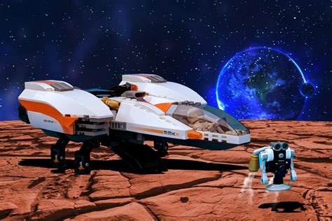 Lego Ideas Mmkx Spaceship With Light Effects And Technic Functions