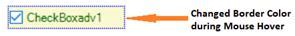 Border Settings In Windows Forms CheckBox Control Syncfusion