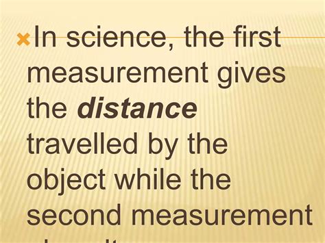 Distance And Displacement PPTX