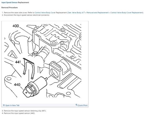 Vehicle Speed Sensor Location Of The Input And Output Sensor A