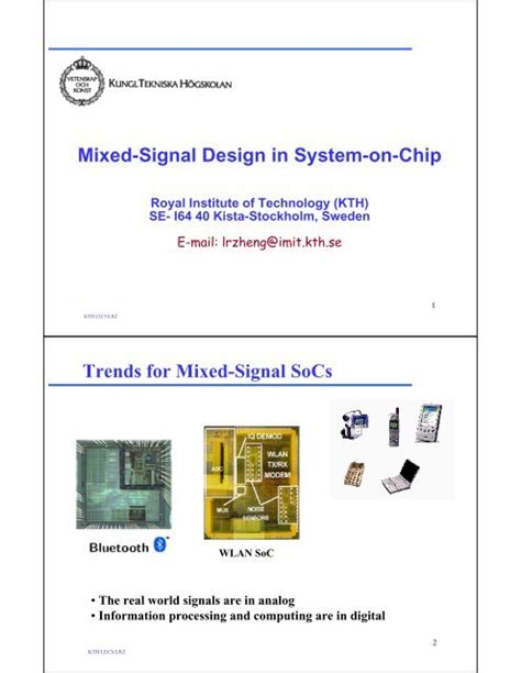 Mixed Signal Design Challenges In Soc