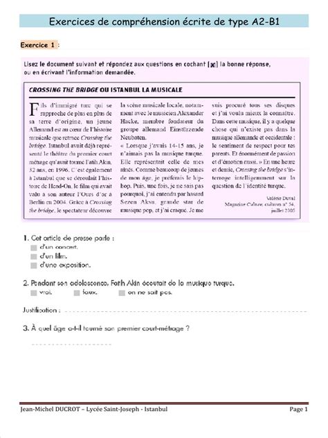 Dokumen Tips Comprehension Ecrite A2 Pdf