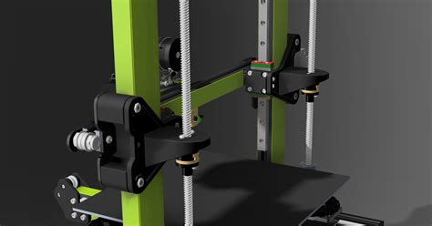 Ender 3 Dual Z Axis Linear Rails By Lemcott Download Free Stl Model