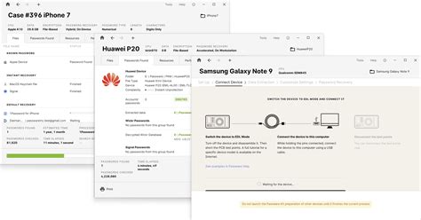How To Use A Multi Window Mode In Passware Kit Mobile Passware Support