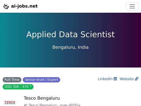 Hiring Applied Data Scientist In Bengaluru India Raimljobs