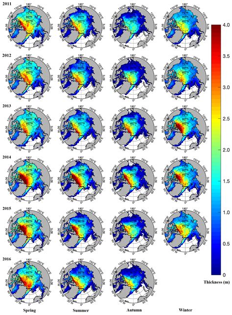 Tc Sea Ice Export Through The Fram Strait Derived From A Combined Model And Satellite Data Set