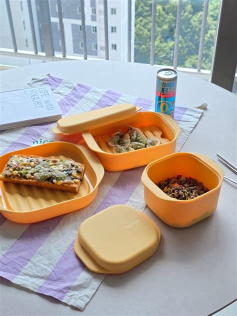 전자레인지 밀키트 요리 실리콘 밀폐용기 실리만 이지웨이 찜기로 간단하게 네이버 블로그
