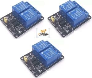 NIHAKA Channel V Relay Shield Module For UNO ARM PIC AVR STM PACK OF Electronic