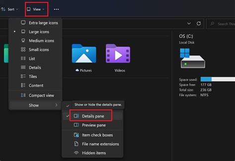 How To Show Details Pane In File Explorer In Windows 11 10