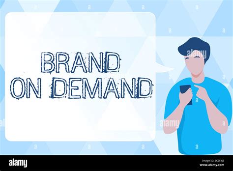 Conceptual Display Brand On Demand Internet Concept Intelligence