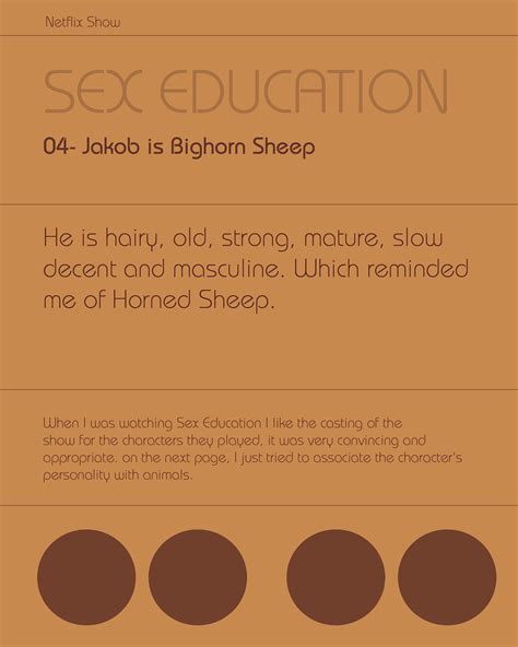 Sex Education Show Analysis On Behance
