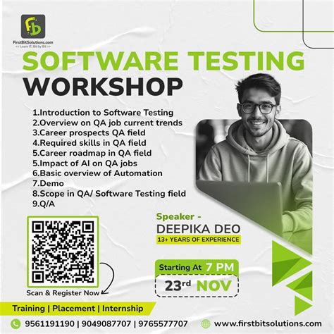 Firstbit 🚀 Join Our Software Testing Workshop 📚 Dive Into Topics