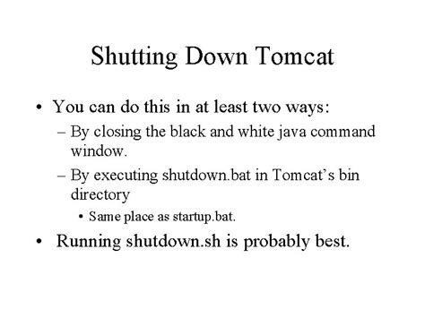 installing and configuring tomcat a quick guide to