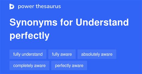 Understand Perfectly Synonyms 69 Words And Phrases For Understand