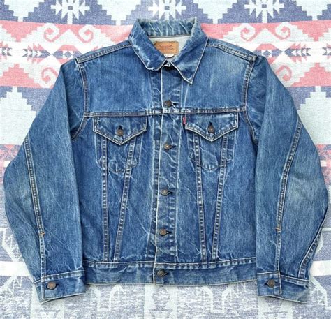 Levis Big E Denim Jacket Anchor Vintage