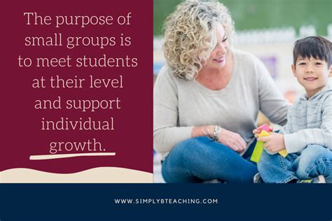 How Does Small Group Instruction Help Our K 2 Babes Simply B Teaching