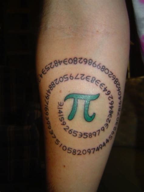 Pi Symbol Tattoo