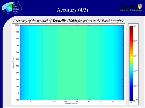 Ppt A Comparison Of Techniques For The Transformation From Cartesian To Geodetic Coordinates