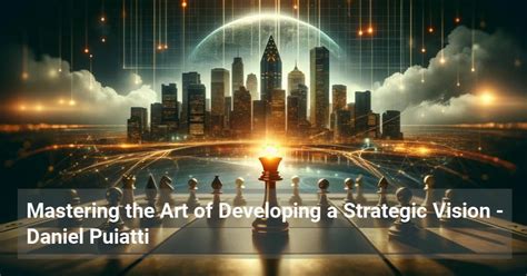Daniel Puiatti On Linkedin Mastering The Art Of Developing A Strategic Vision