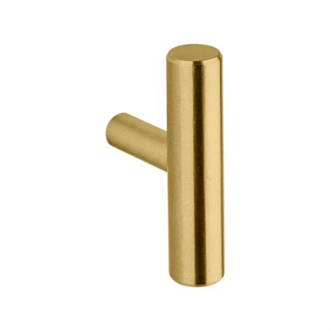 T Cabinet Knob Satin Brass Modern Handles Inc Cape Town