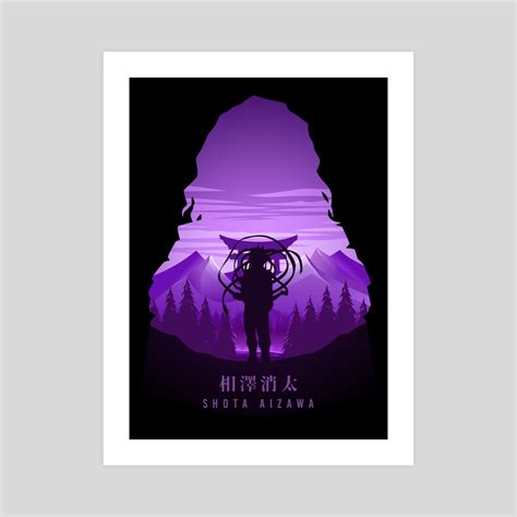 Aizawa Shota An Art Print By Illust Artz Inprnt