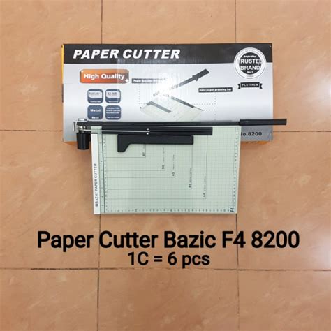 Jual Paper Cutter F4 Bazic 8200 Shopee Indonesia
