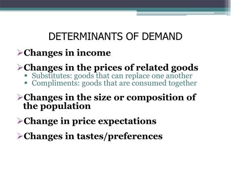 Ppt Determinants Of Demand Powerpoint Presentation Free Download Id 1472835